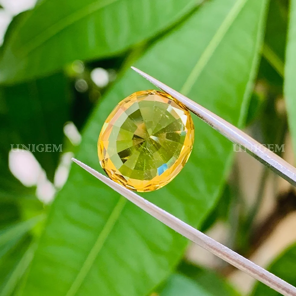 Đá Heliodor 13.5ct - Đá Quý Tự Nhiên Unigem